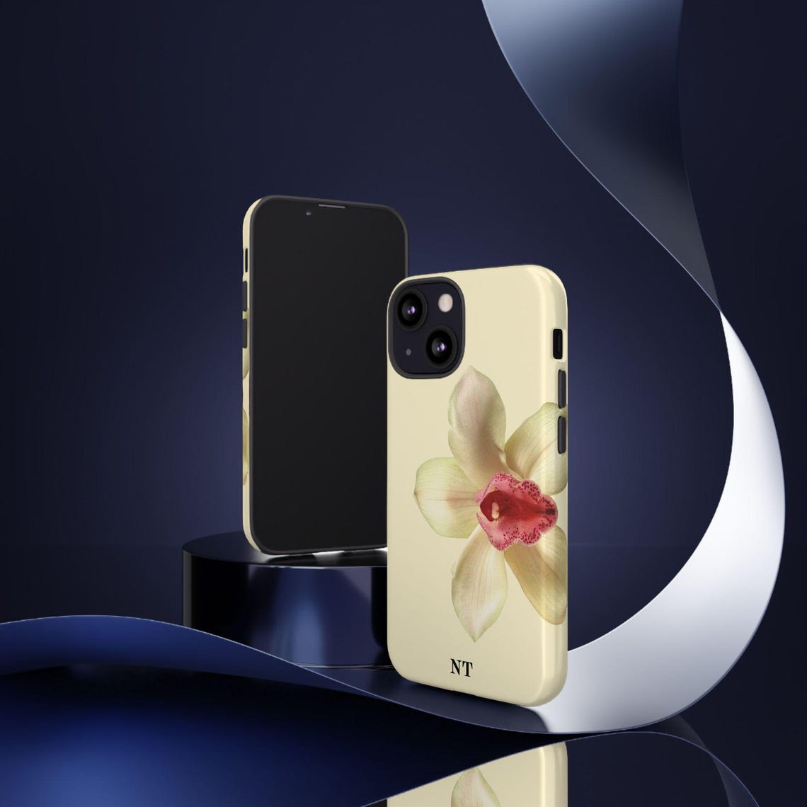 Yellow Orchid Phone Case, Flower Phone Case, Realistic Flower Phone ...