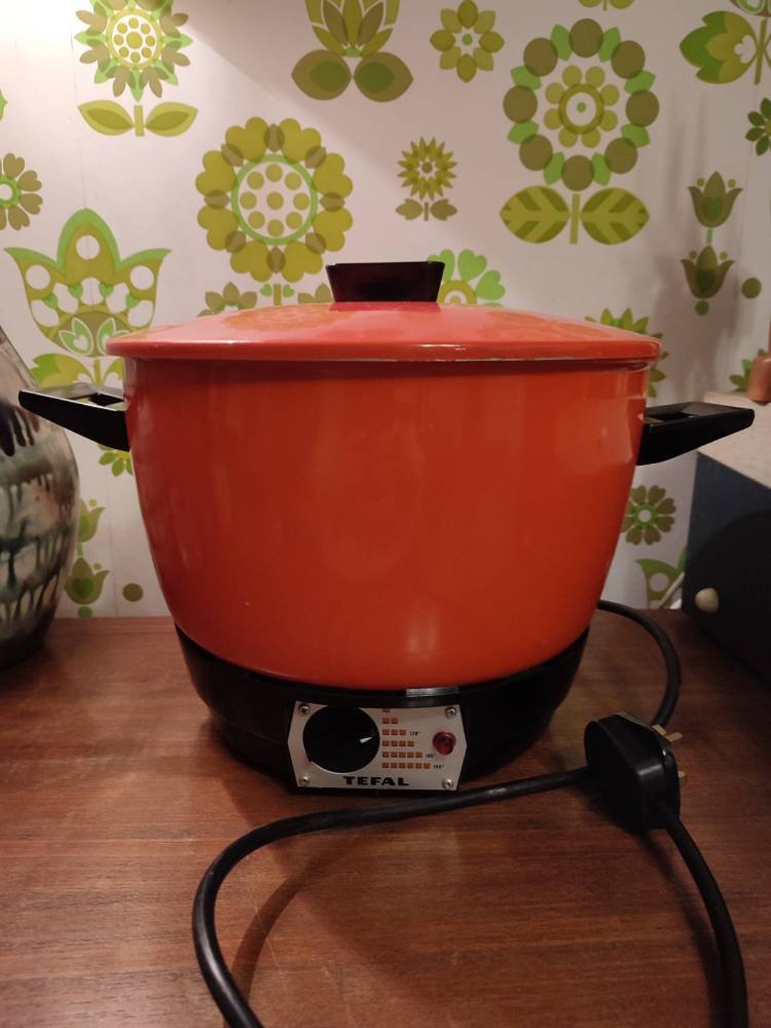 Vintage Orange 1970's Working Tefal Deep Fat Fryer With Manual & Basket ...