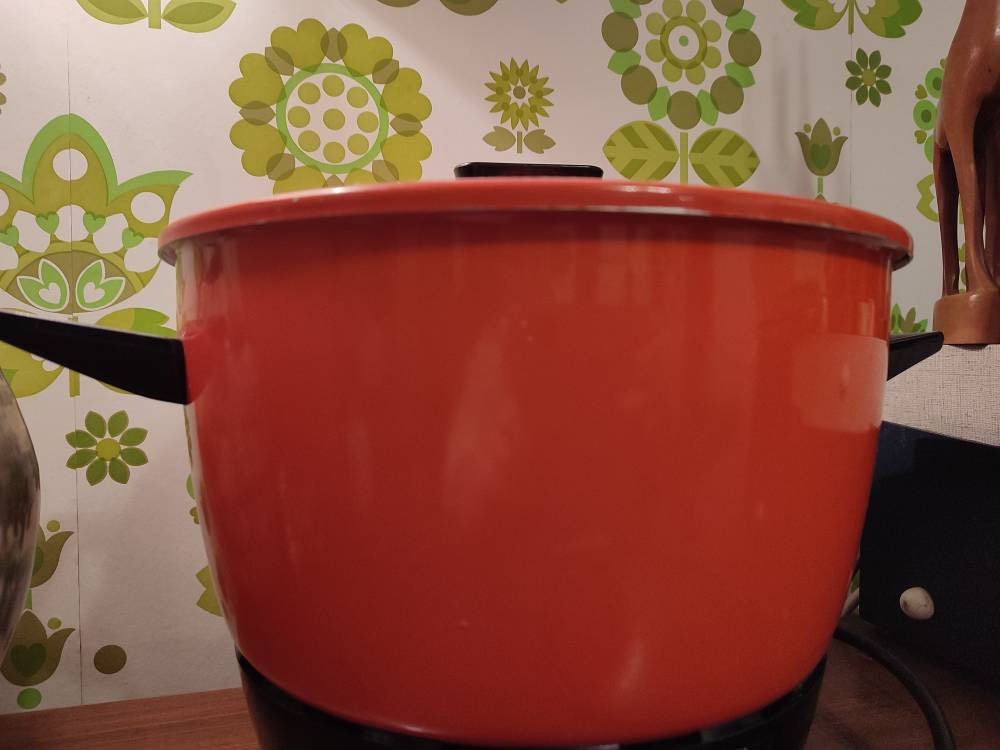 Vintage Orange 1970's Working Tefal Deep Fat Fryer With Manual & Basket ...