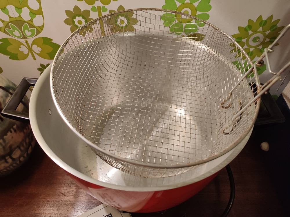 Vintage Orange 1970's Working Tefal Deep Fat Fryer With Manual & Basket ...