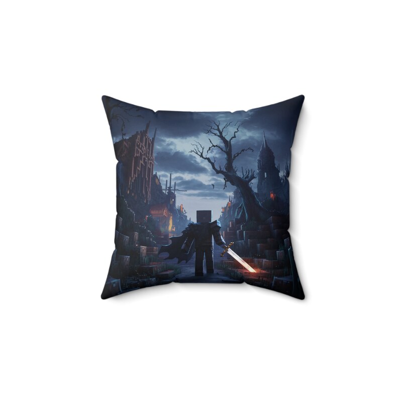 Minecraft Pillow, Cover WITH PILLOW, Birthday Gift, Youth Room, Perfect ...