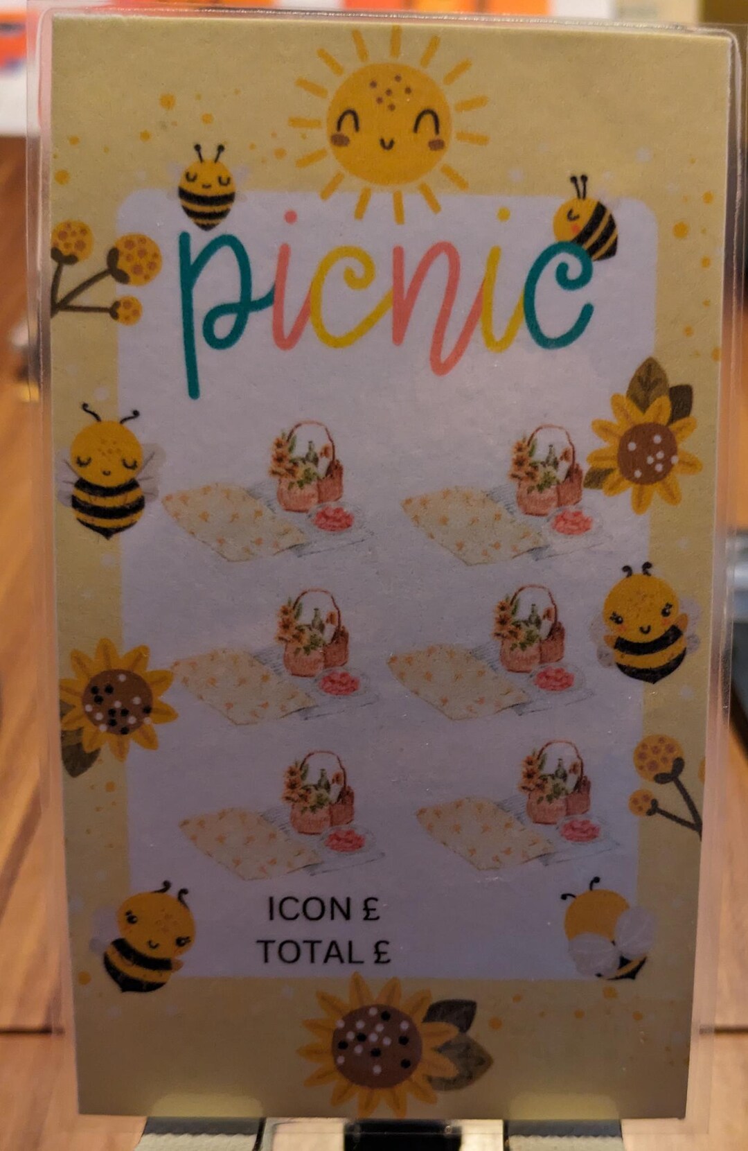 Picnic Tracker - Etsy