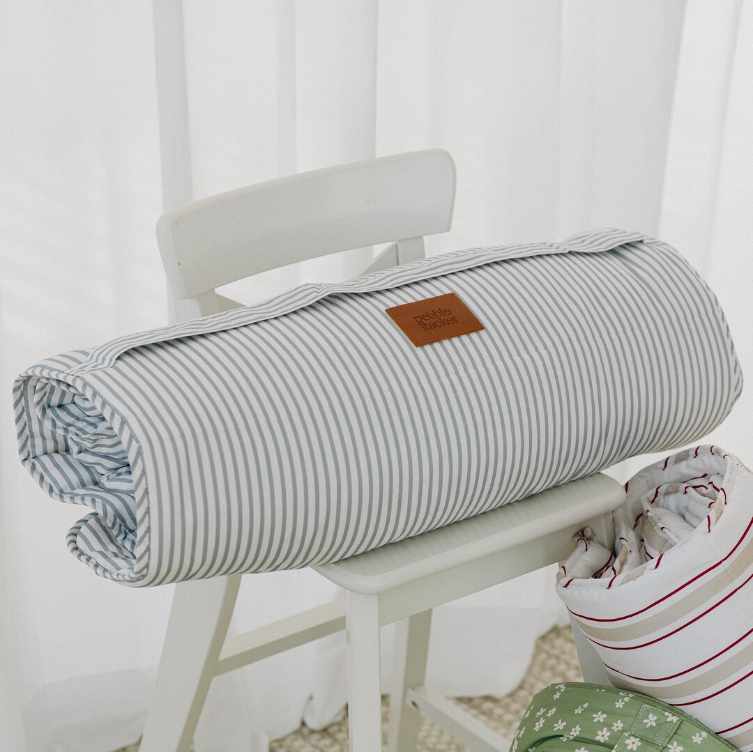 Cotton Daycare Nap Mat With Attached Pillow and Blanket | Organic ...