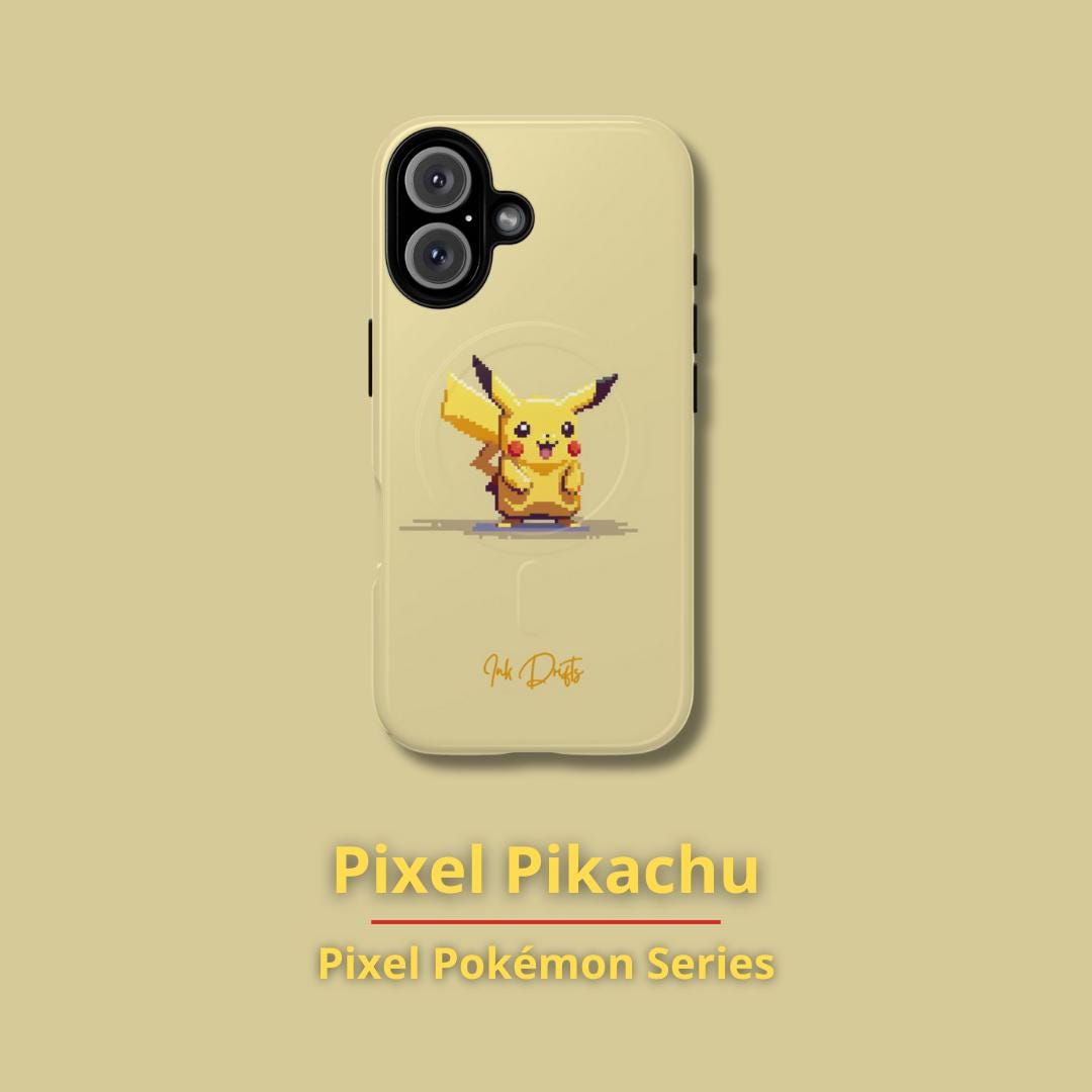 Pixel Pikach | Magsafe iPhone Case - Etsy