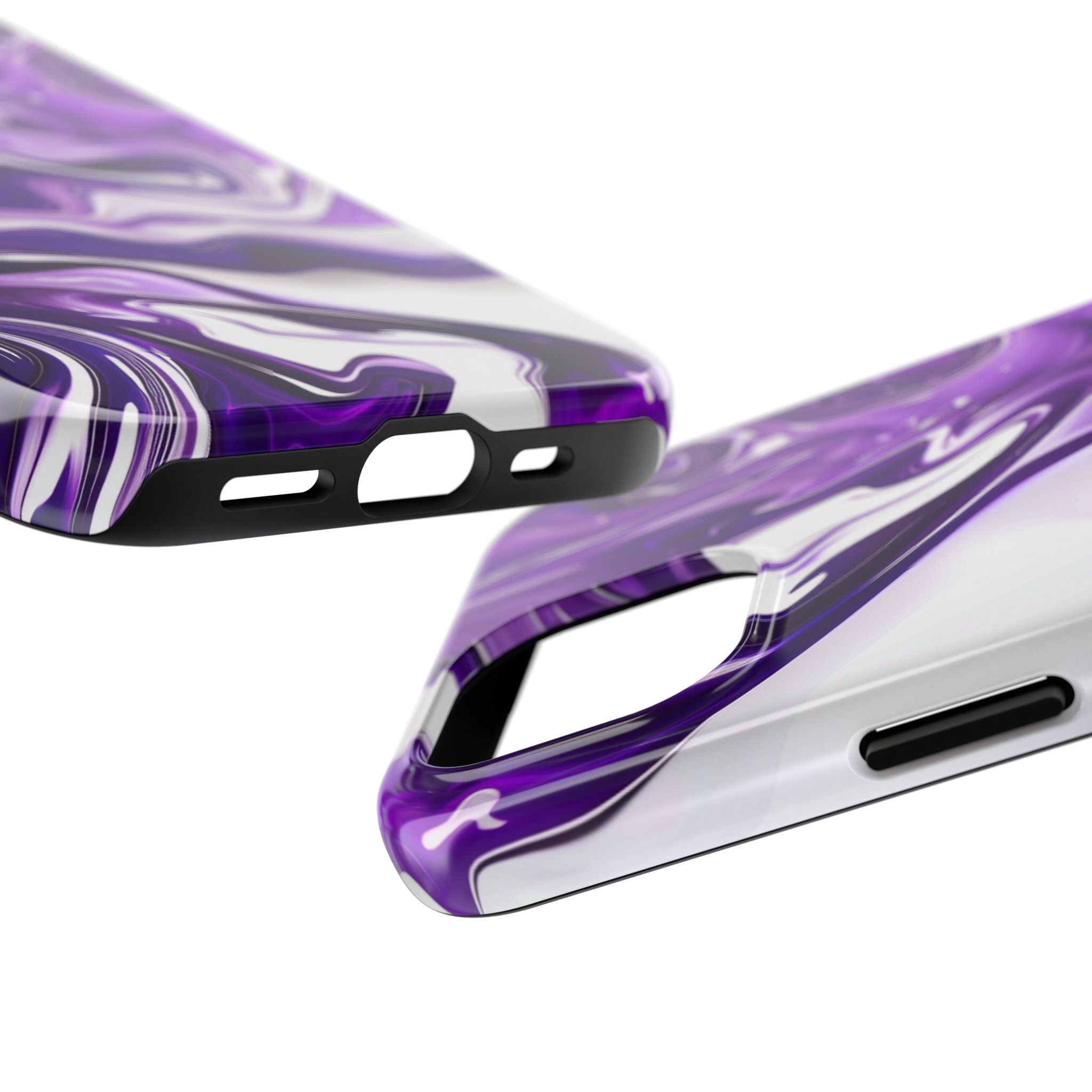 Violet Flow iPhone Case, iPhone 15 14 13 12 11 8 Pro Max Plus X XR Case ...