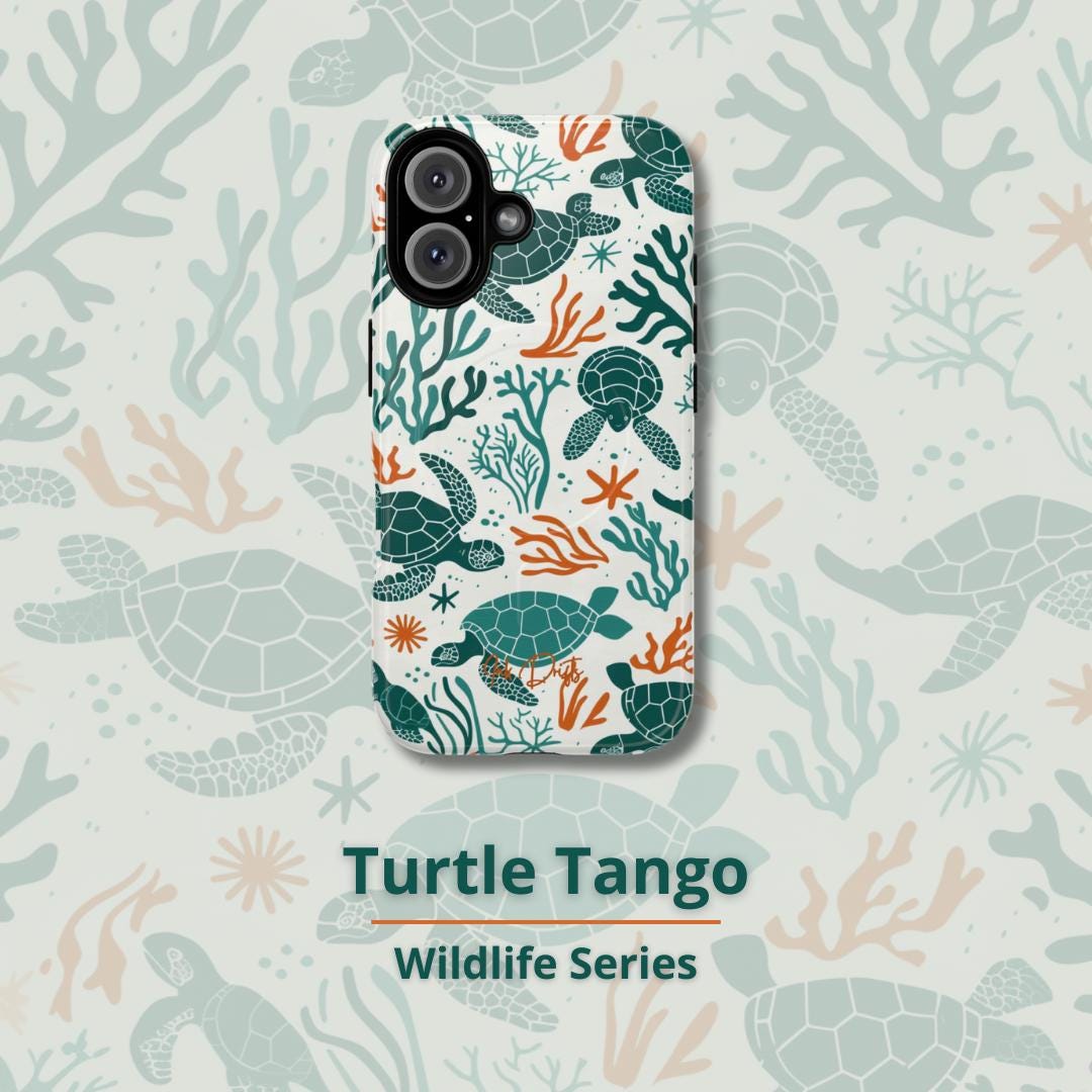 Turtle Tango | Magsafe iPhone Case - Etsy
