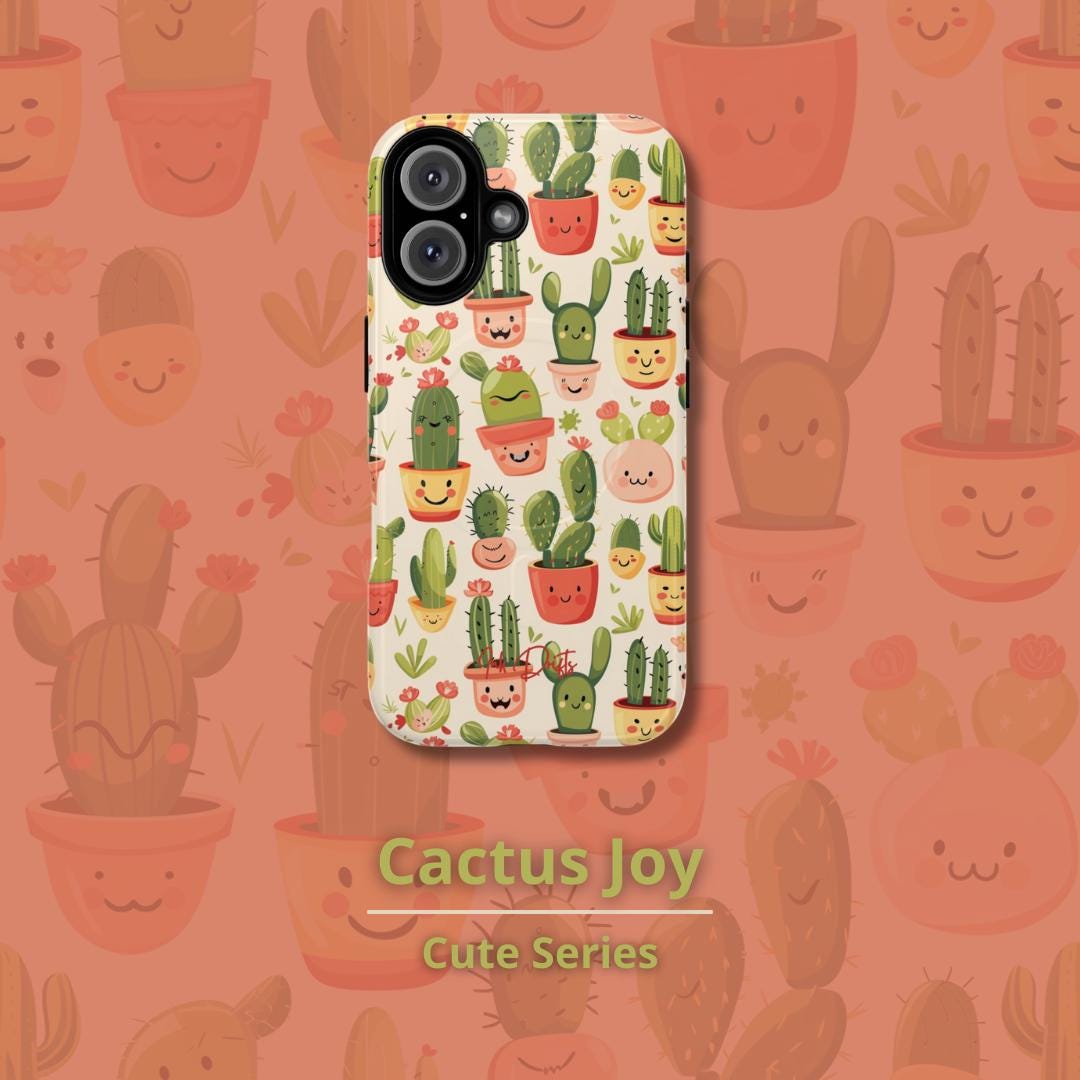 Cactus Joy | Magsafe iPhone Case - Etsy