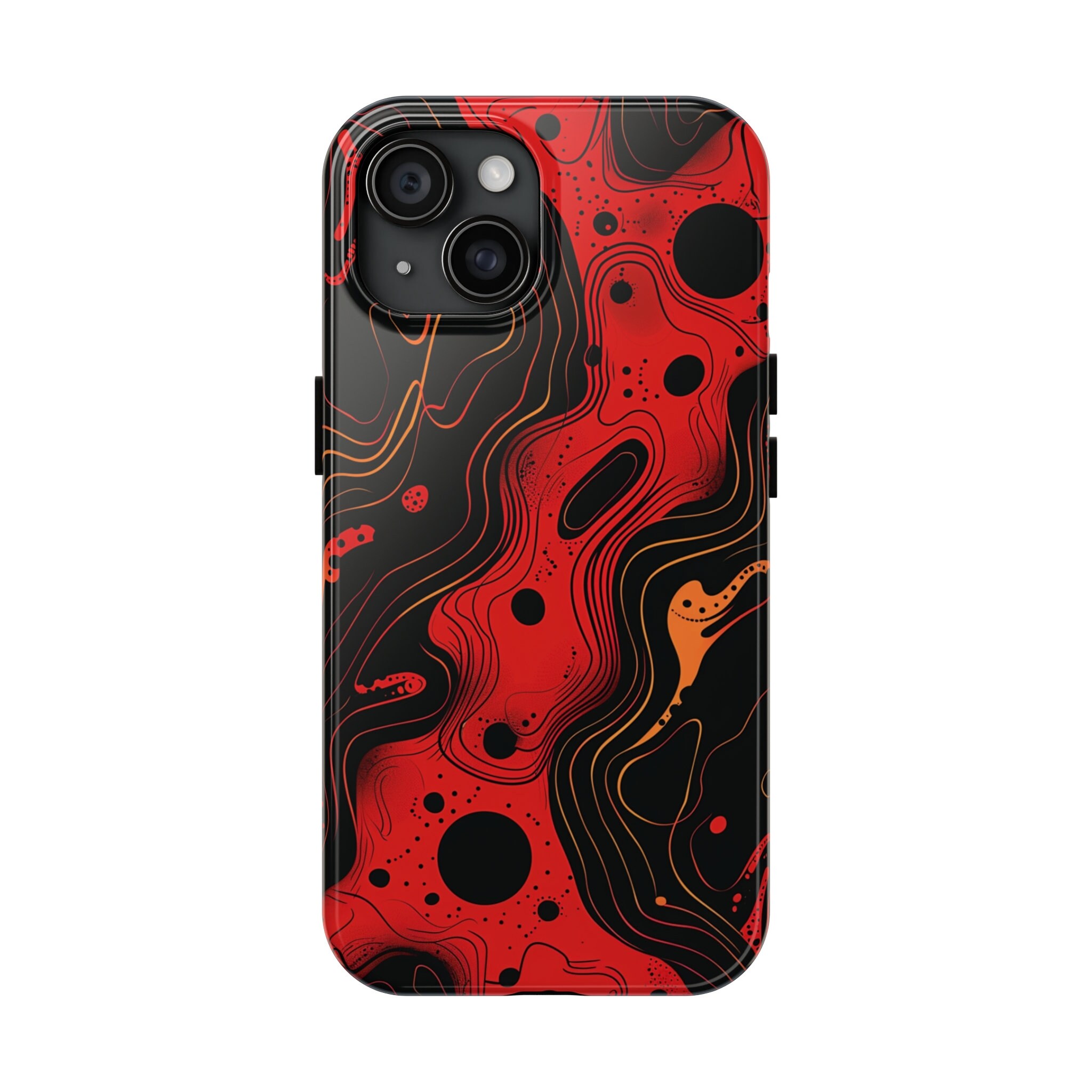 Magma Motion iPhone Case, iPhone 15 14 13 12 11 8 Pro Max Plus X XR ...