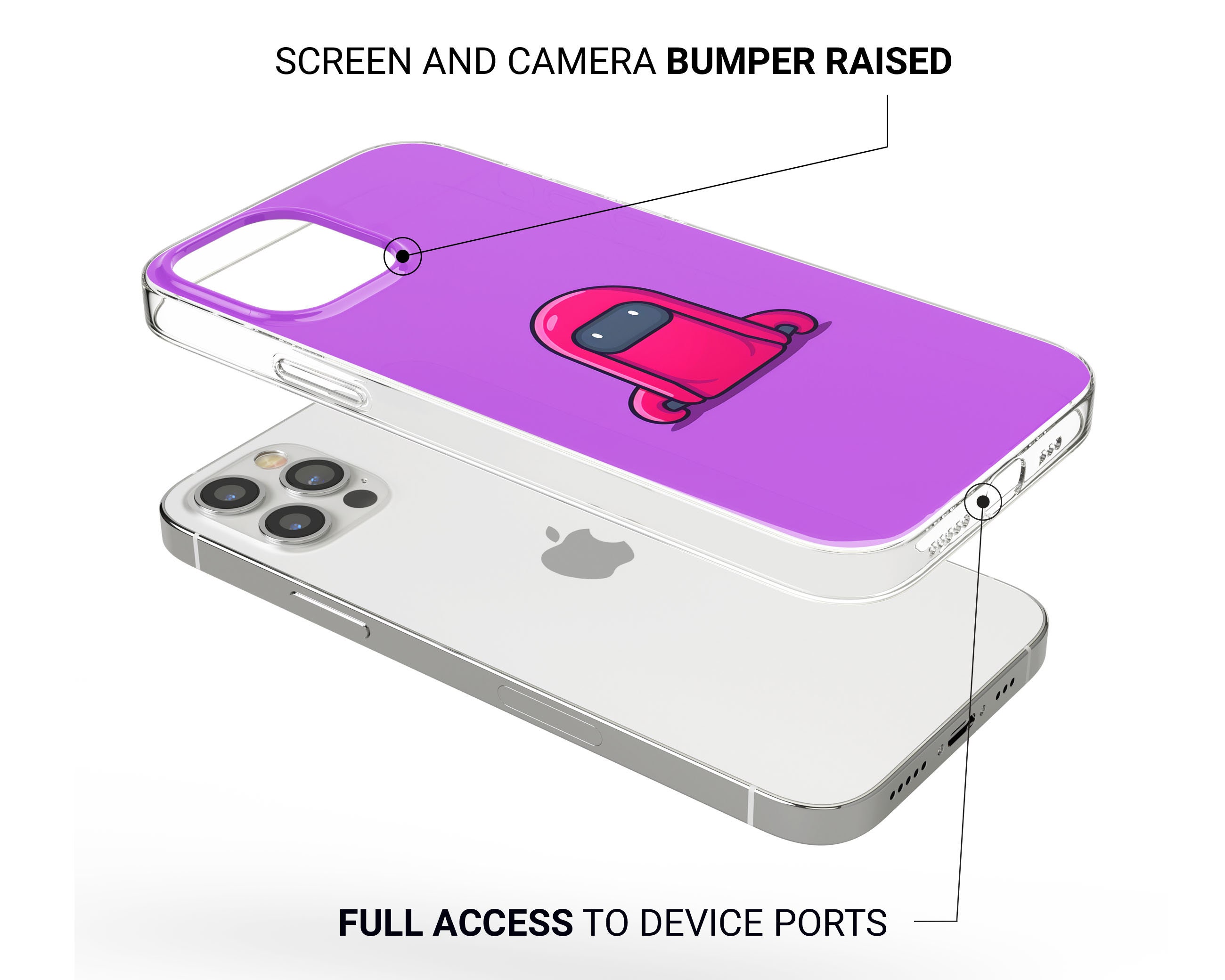 Among Us Impostor Video Game Inspired Fan Art Phone Case for iPhone 15 ...