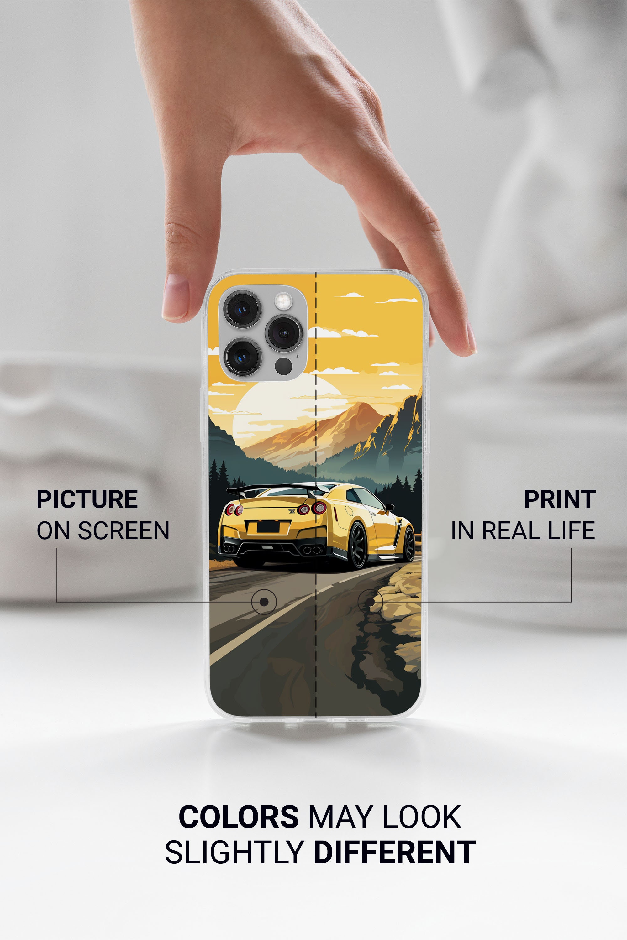 Japanese GTR R35 Sports Racing Jdm Car Phone Case for iPhone 15 14 13 ...