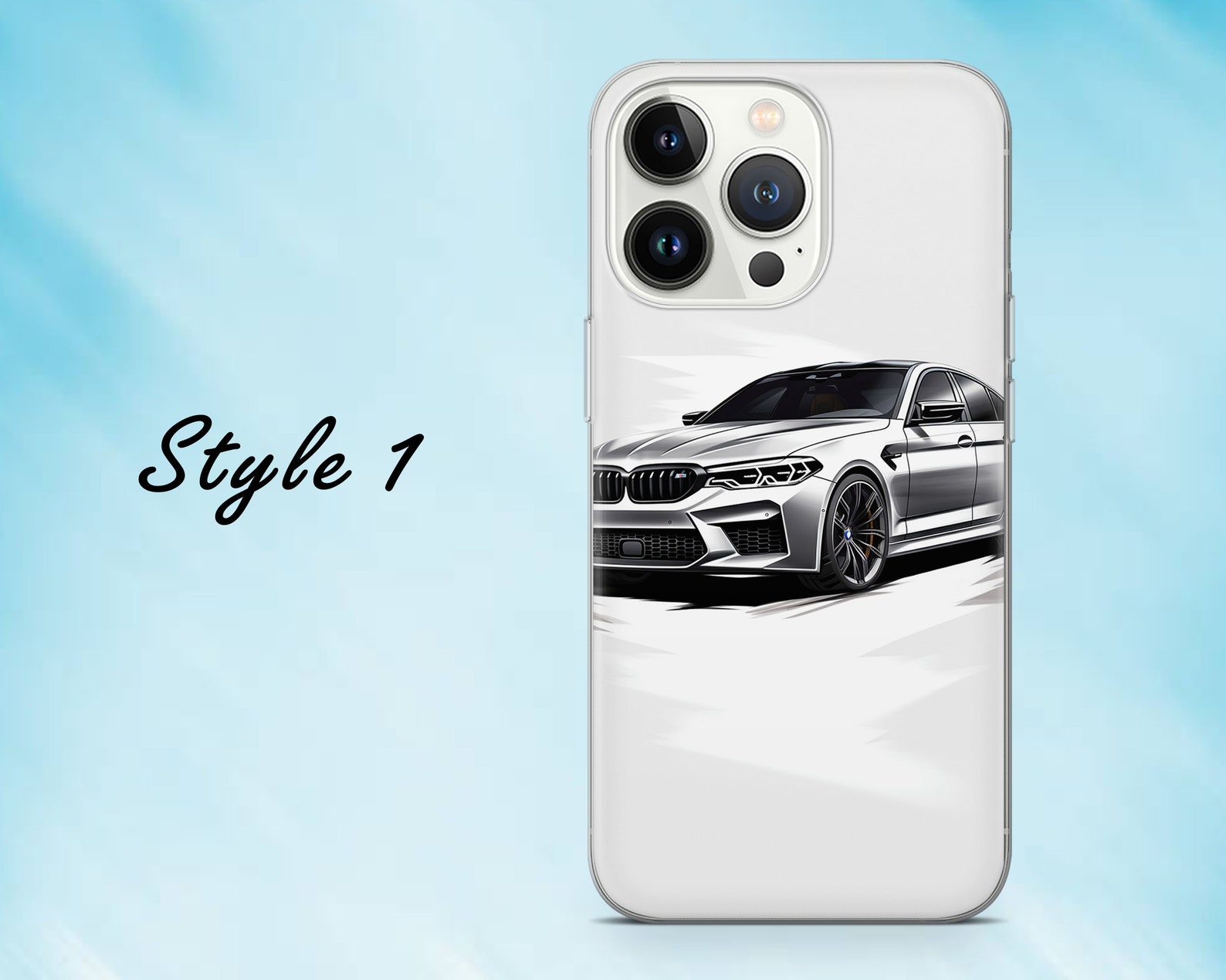 Bavarian M5 Competition Luxury Sports Car Phone Case for iPhone 15 14 ...