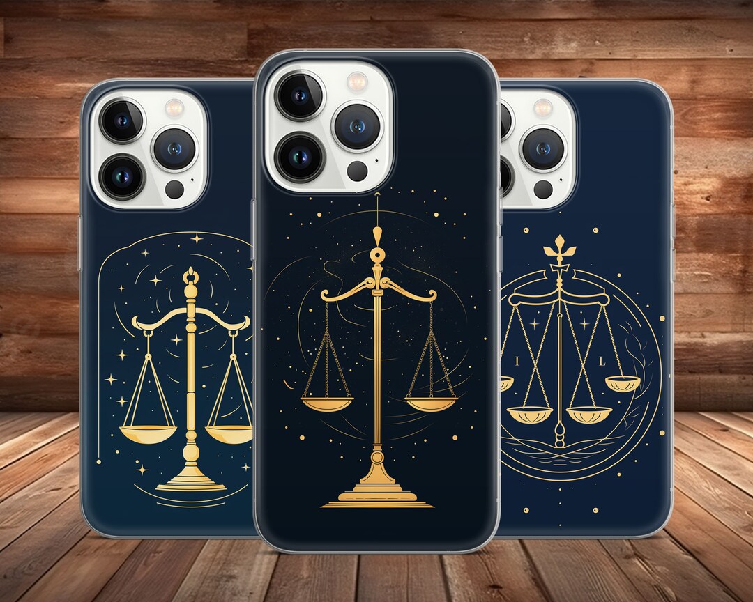 Zodiac Sign Libra Symbol Astrological Star Art Phone Case for iPhone 15 ...