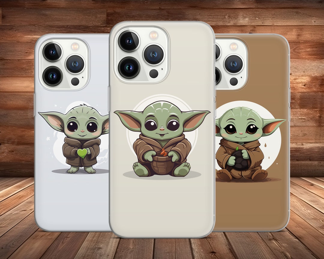 Grogu Baby Yoda Phone Case Star Wars Cartoon Fan Art for iPhone 15 14 ...