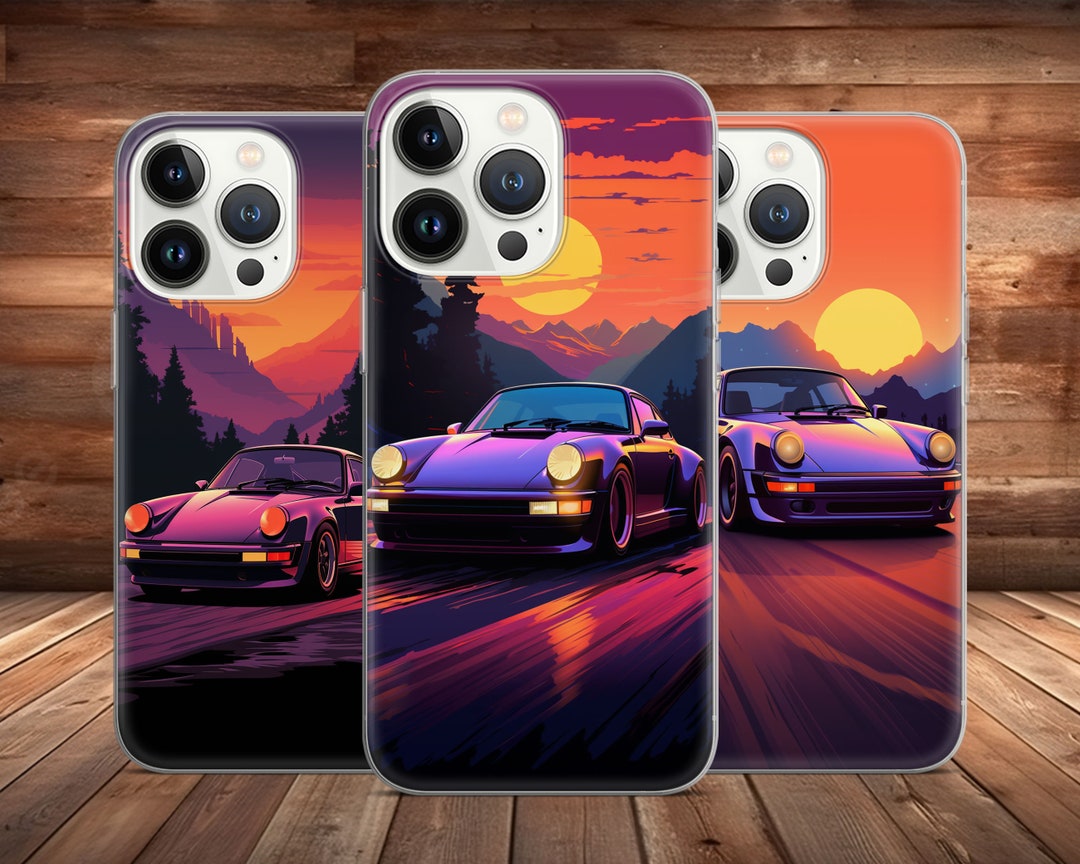 Retro Car Phone Case Old-style German 911 Carrera for iPhone 15 14 13 ...