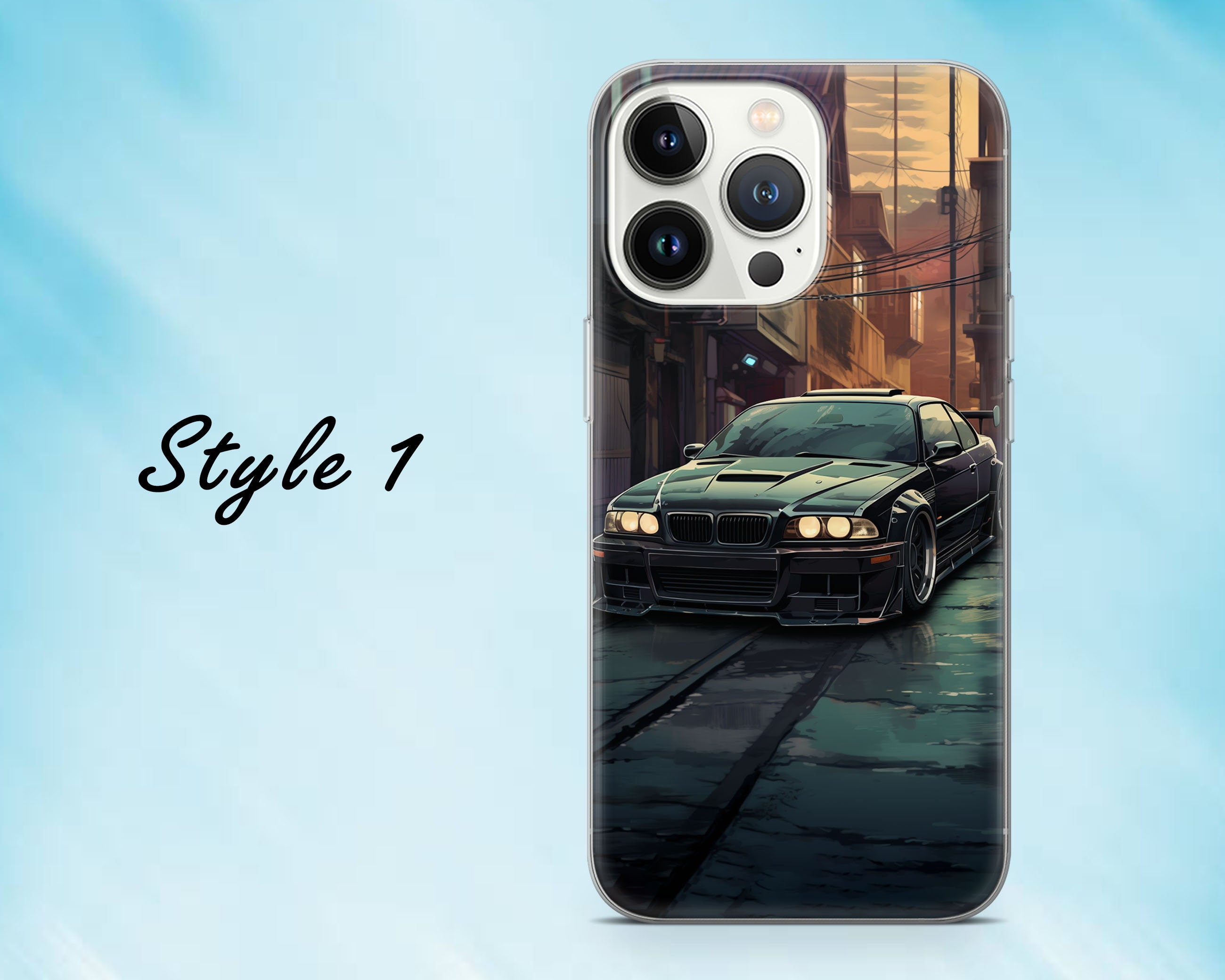 Bavarian M3 E46 GTR Classic Drift Car Phone Case for iPhone 15 14 13 ...