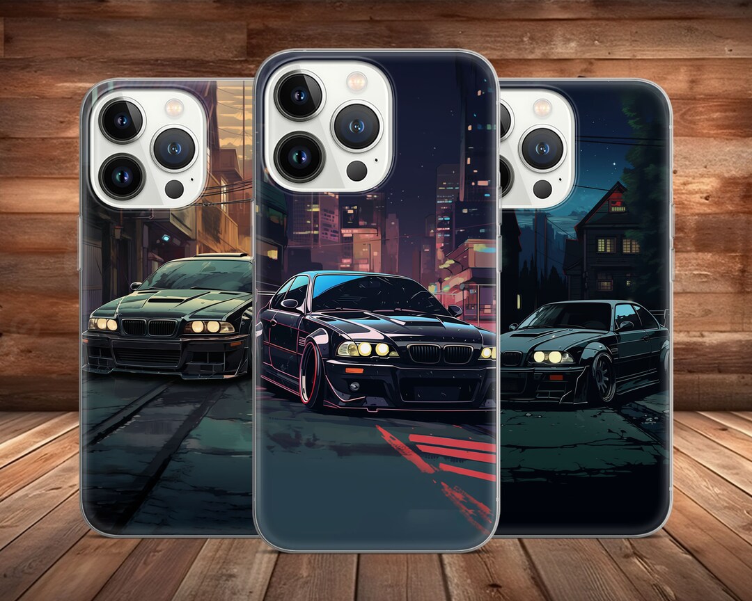 Bavarian M3 E46 GTR Classic Drift Car Phone Case for iPhone 15 14 13 ...