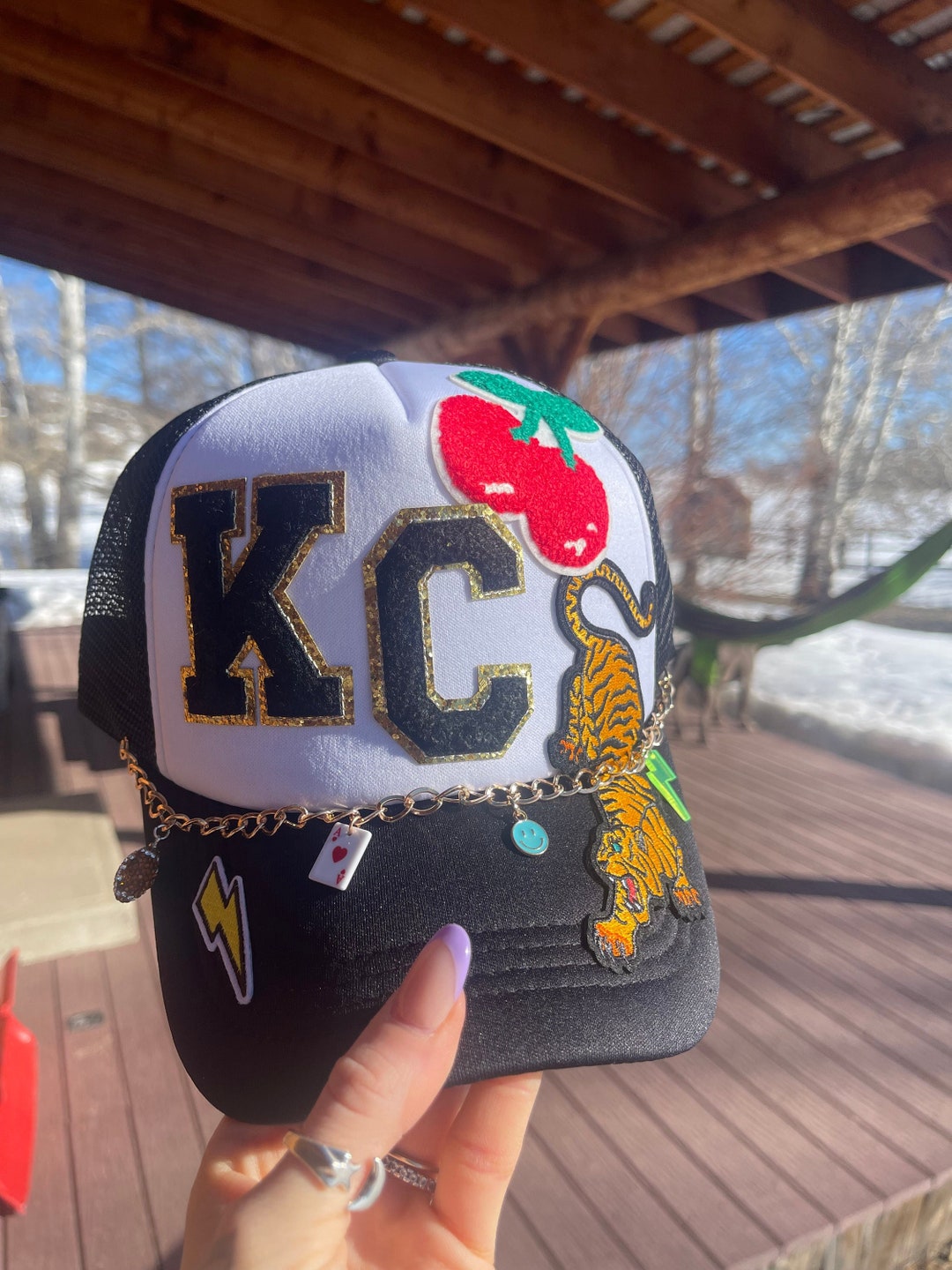 Custom Kansas City Chiefs Trucker Hat - Etsy