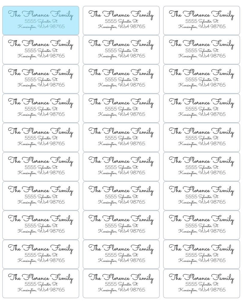 Custom Address Labels Made to Order 3 - Etsy