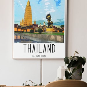 Thailand Poster Print, Southeast Asia, Travel Print Thailand, Asian ...