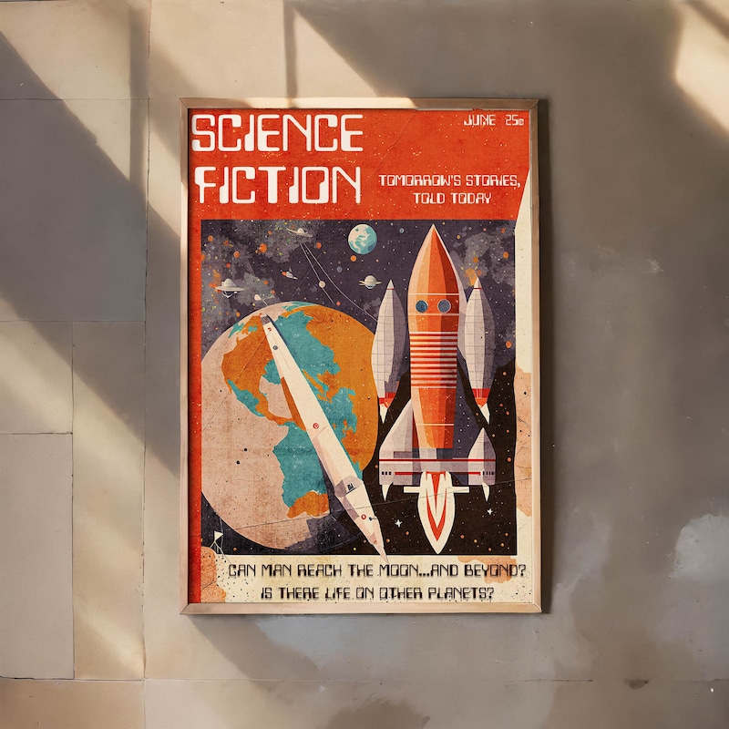 Sci Fi Poster - Etsy UK