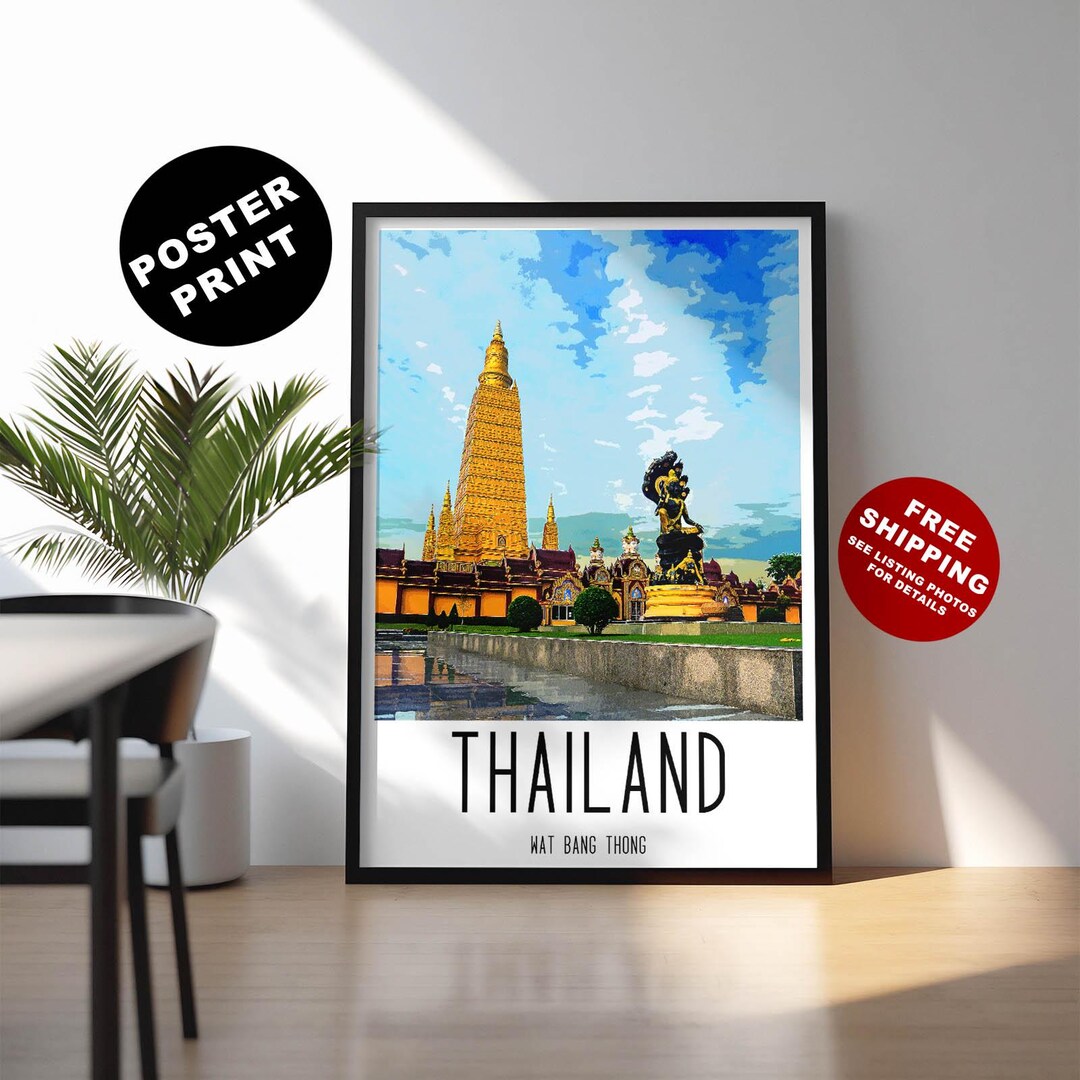 Thailand Poster Print, Southeast Asia, Travel Print Thailand, Asian ...