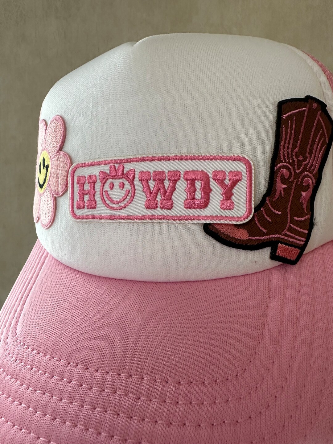 Foam Front Snapback Trucker Hat - Trucker Hat - Howdy Trucker Hat - Etsy