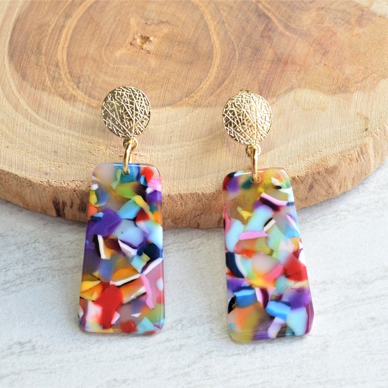 Colorful Earrings - Etsy