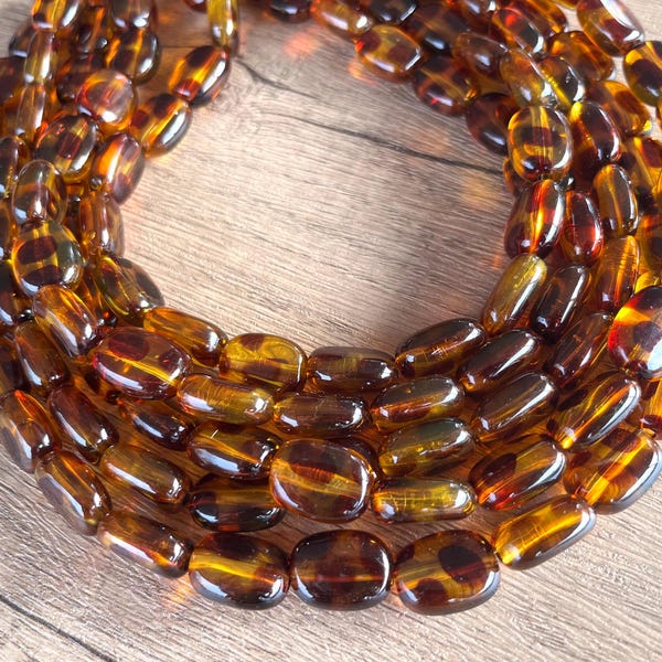 Tortoise Beads - Etsy