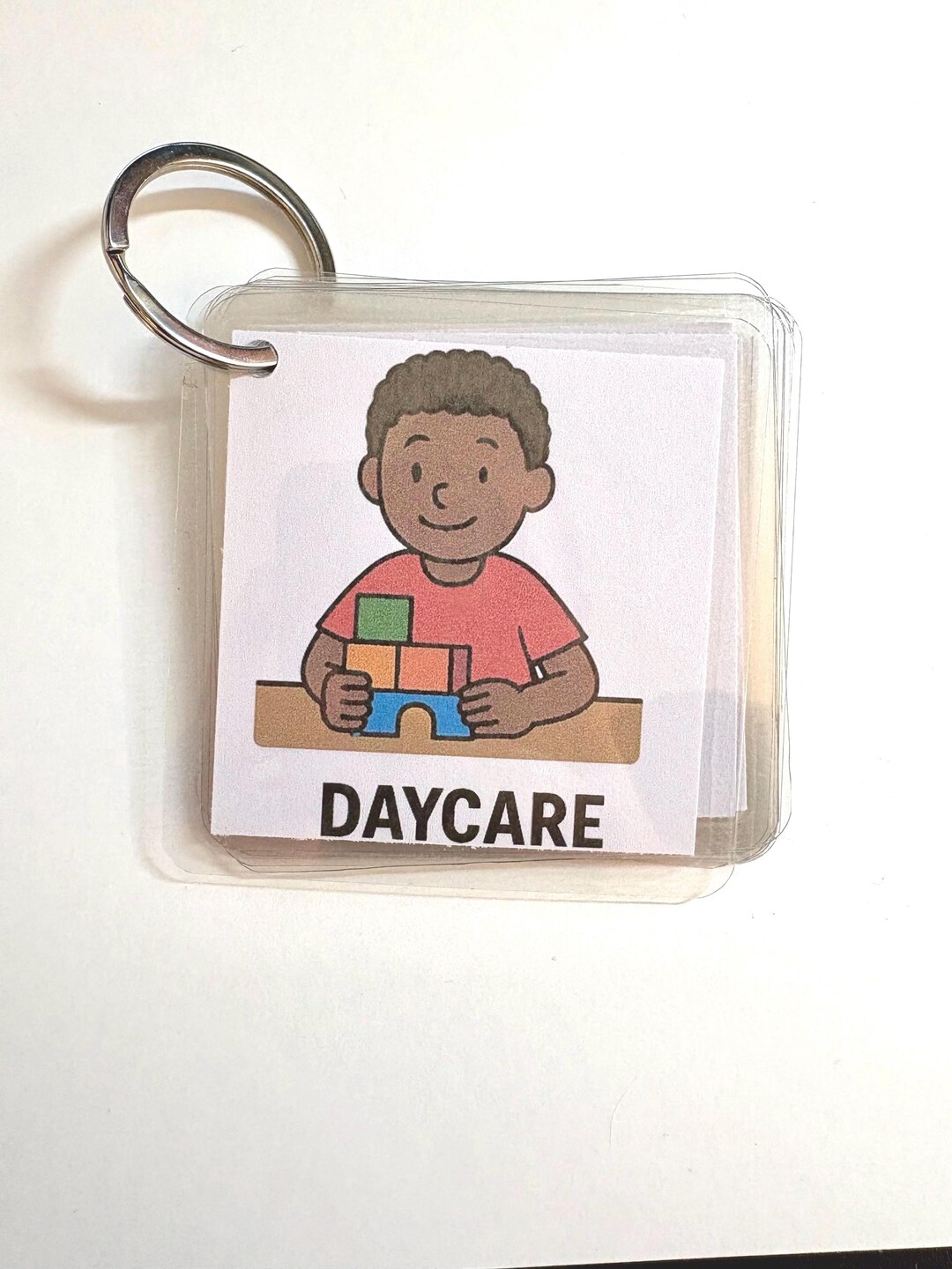 Pocket-sized PEC Learning Cards on Keyring - Places - Speech Therapy ...