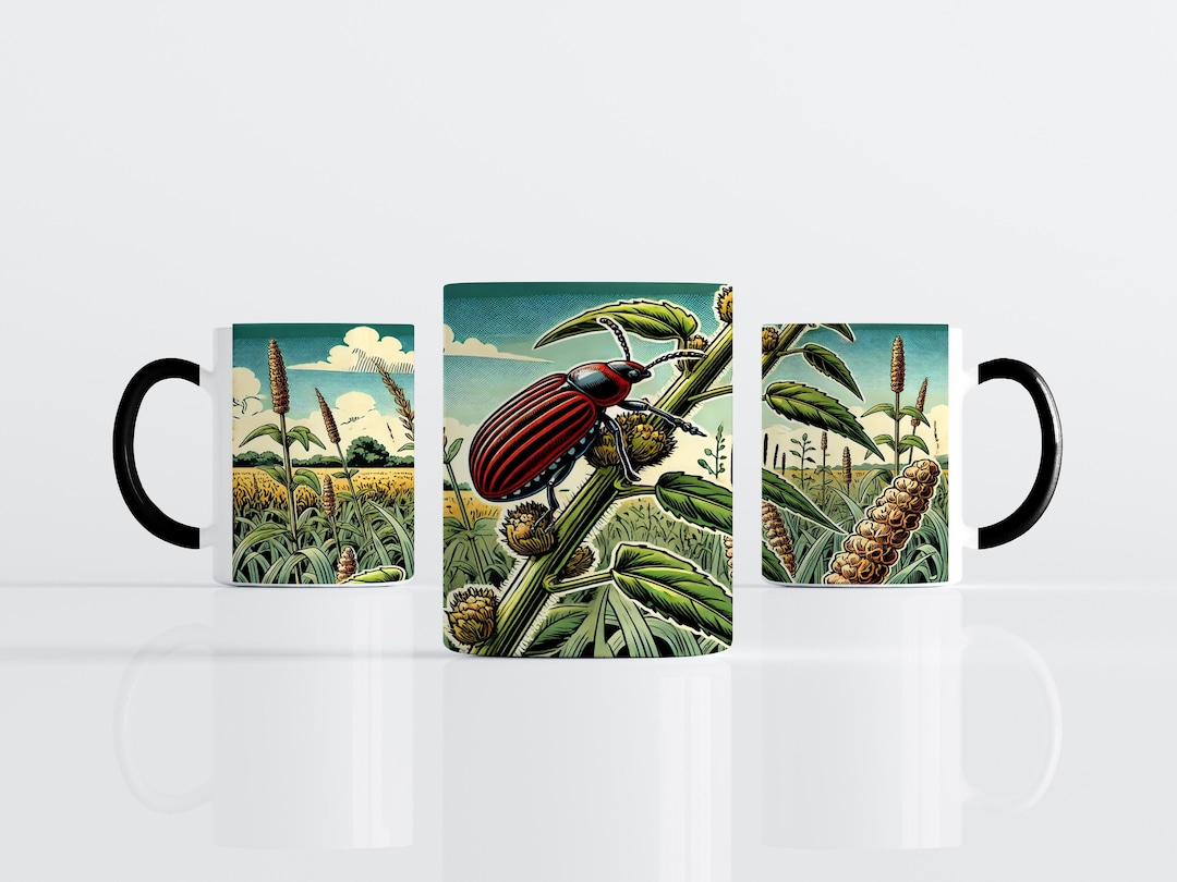 Blister Beetle Coffee Mug | Entomology Lover Gift | Distinctive Ceramic ...