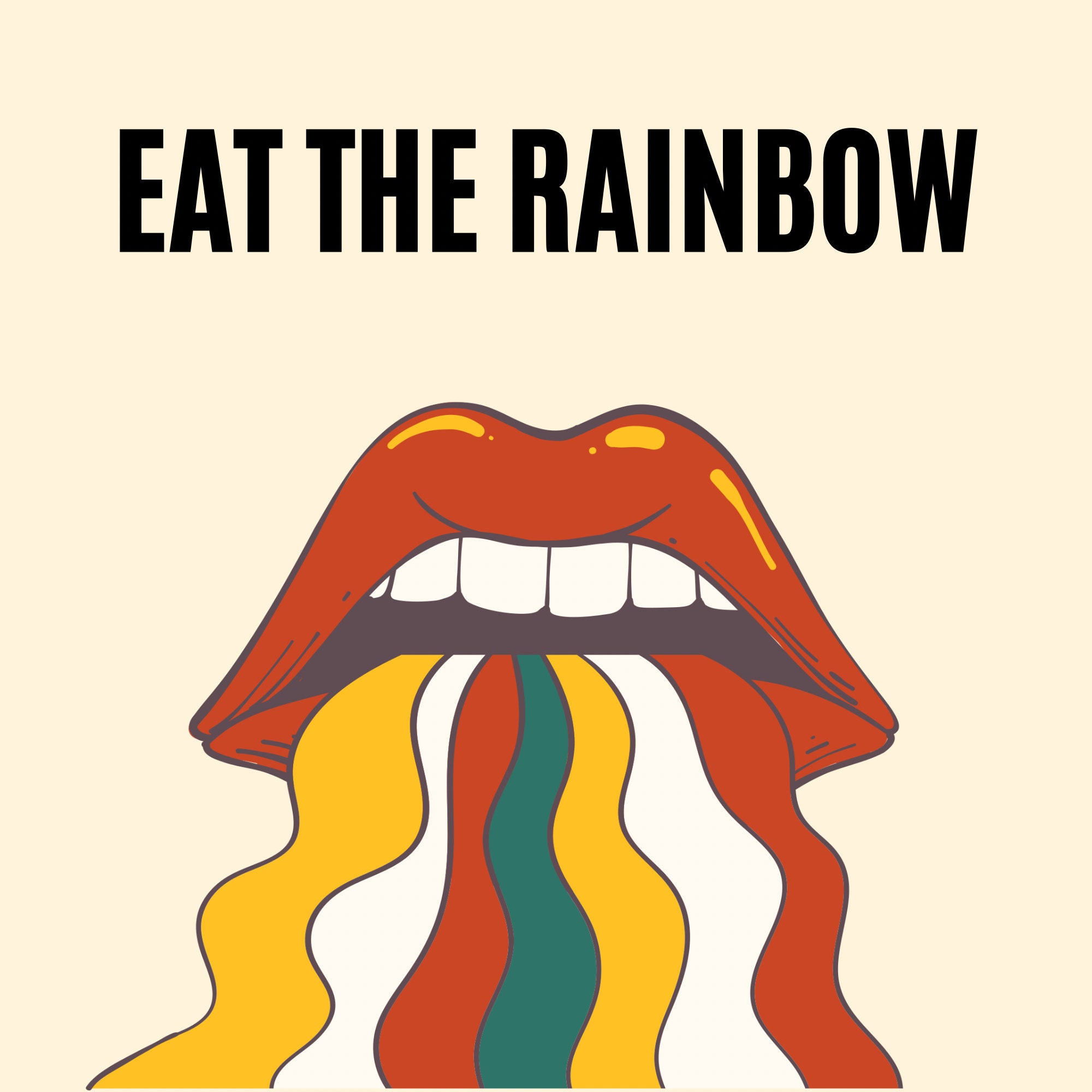Digital Download Printable Retro Nutrition Wall Art/poster Perfect for ...