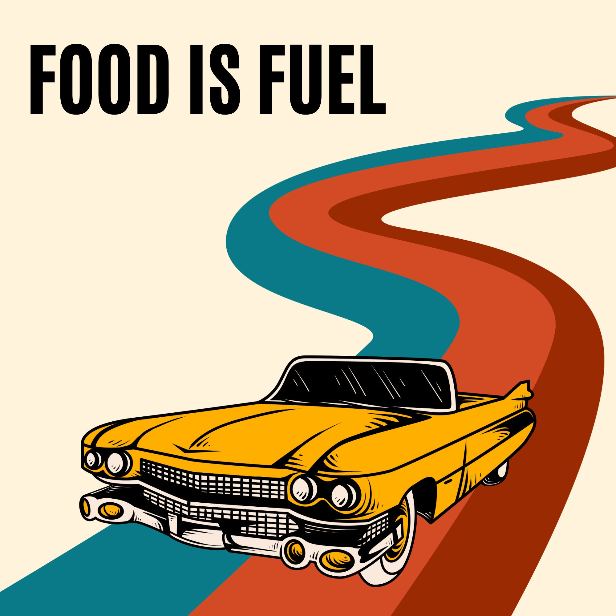 Digital Download Printable Retro Nutrition Wall Art/poster Perfect for ...