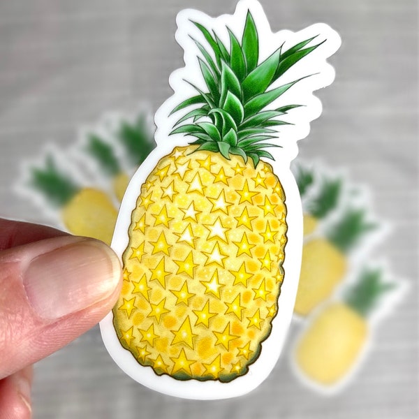 Pineapple Sticker - Etsy