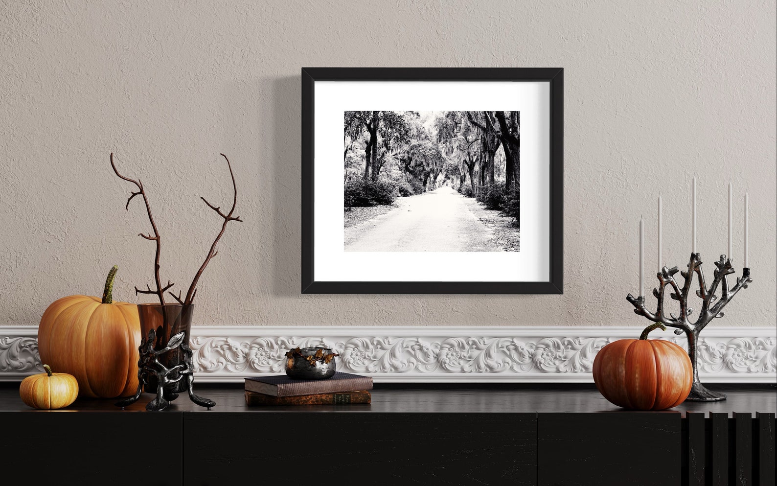 Black and White Bonaventure Cemetery Art Print - Etsy