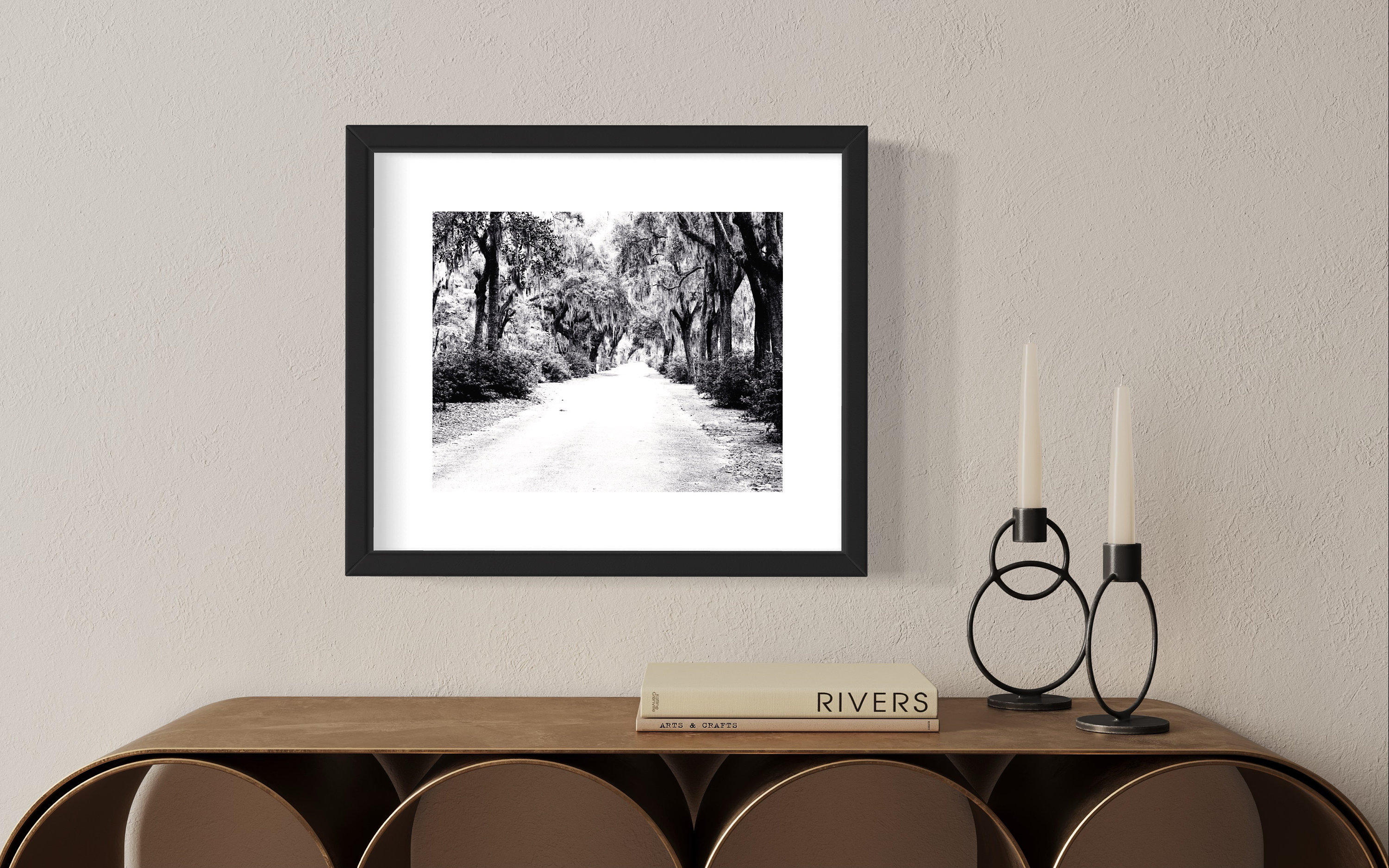 Black and White Bonaventure Cemetery Art Print - Etsy