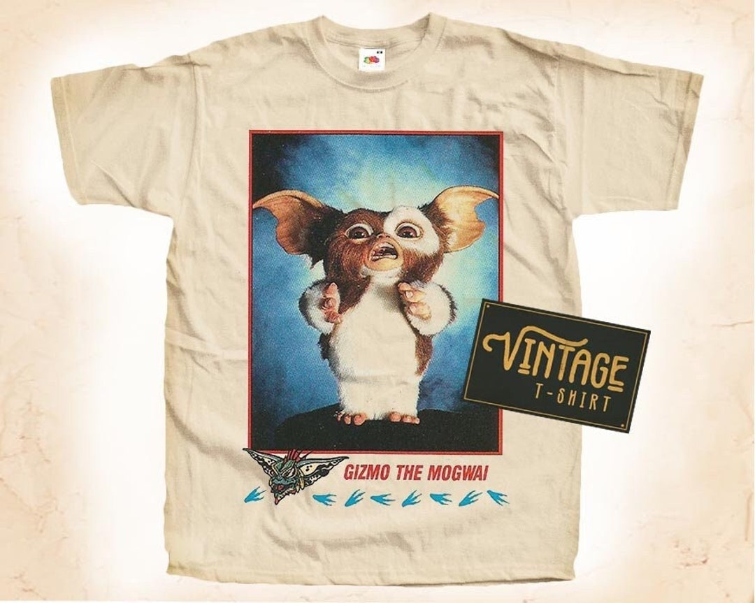Gremlins V1 Tshirt Vintage Natural Color Men's Tshirt DTG Digital Print ...