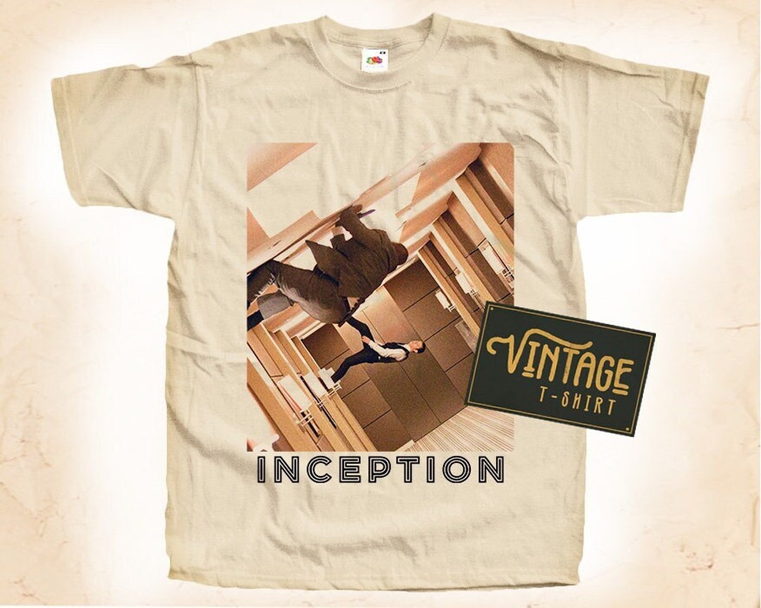 Inception V2 Tshirt Vintage Natural Color Men's Tshirt DTG Digital ...