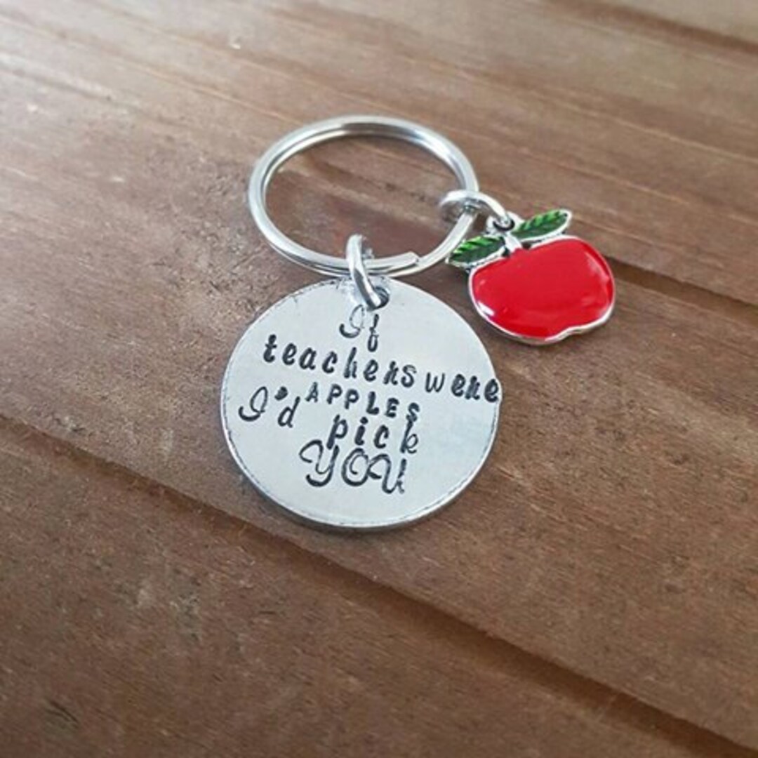 Personalized Hand Stamped Teacher Appreciation Gift- If Teachers Were ...