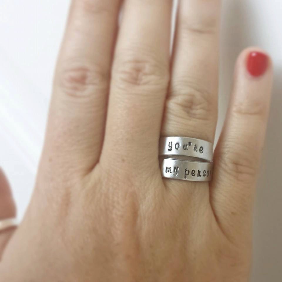 Custom Wrap Ring Personalized Family Ring Adjustable Wrap Ring | Etsy