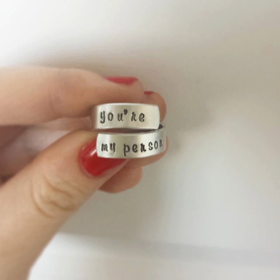 Custom Wrap Ring Personalized Family Ring Adjustable Wrap Ring | Etsy