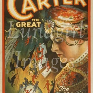 400 Vintage Images, MAGICIANS ACROBATS Posters, Victorian Theater ...