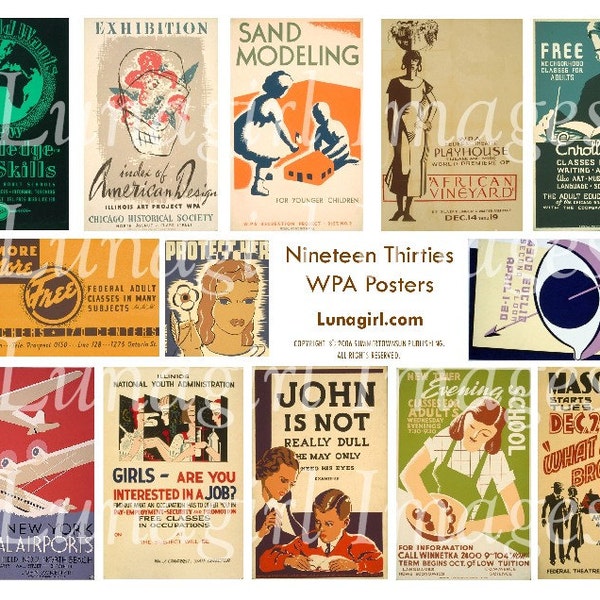 1930s Poster - Etsy