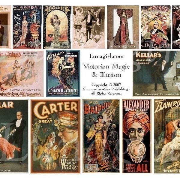 Vintage Magic Poster - Etsy