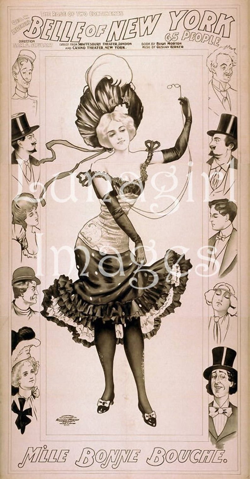 750 Vintage Theater Posters BURLESQUE VAUDEVILLE Art Vintage - Etsy