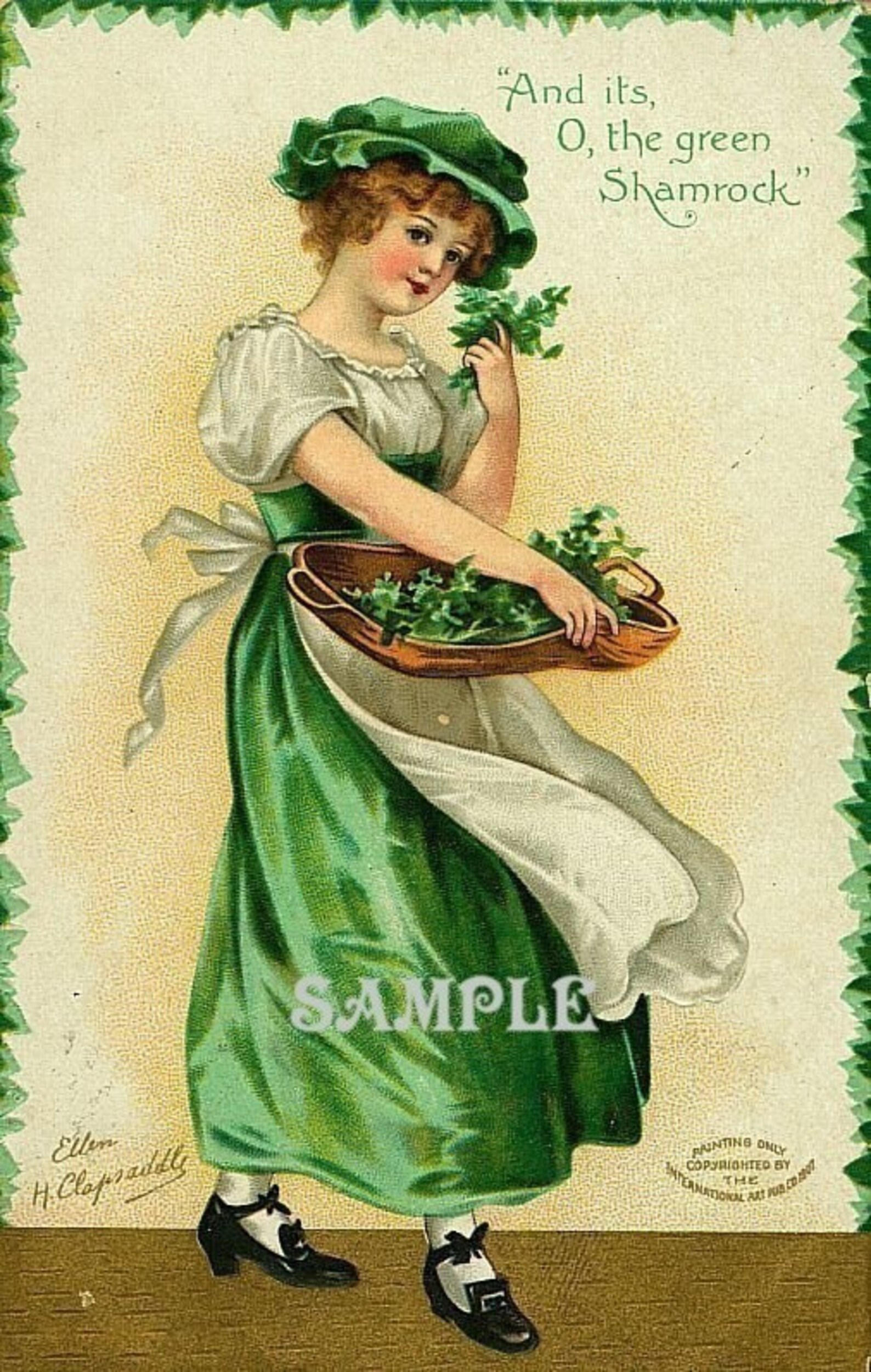 900 Vintage Images, VICTORIAN HOLIDAYS, Valentines Easter St Patricks ...