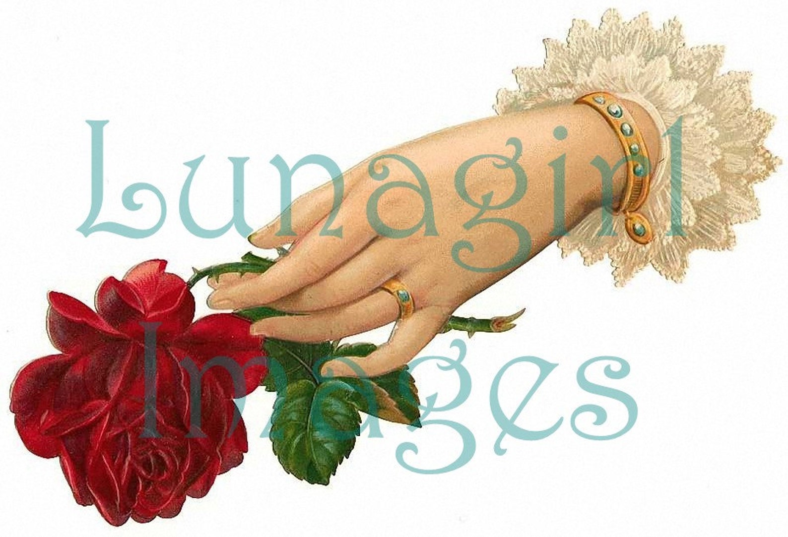 45 RED ROSES Vintage Images DOWNLOAD Flowers Floral Victorian - Etsy