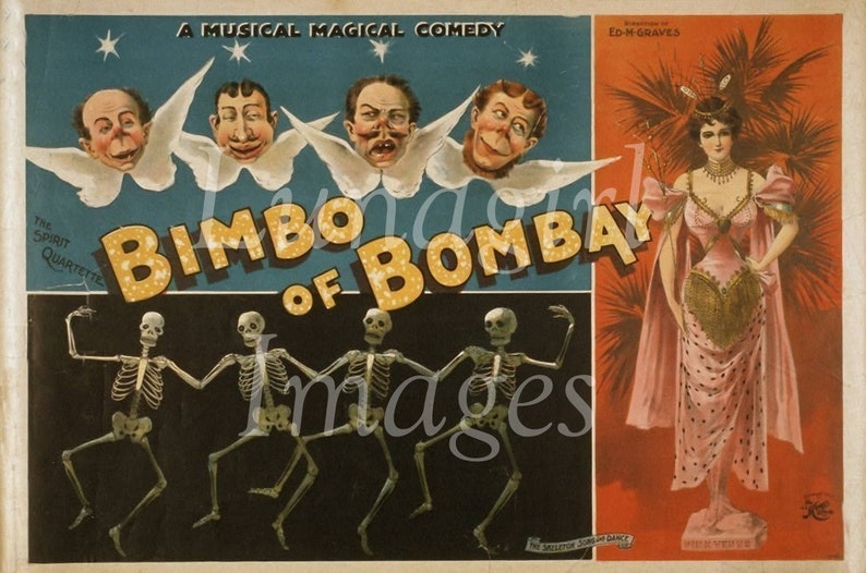 750 Vintage Theater Posters BURLESQUE VAUDEVILLE Art Vintage - Etsy