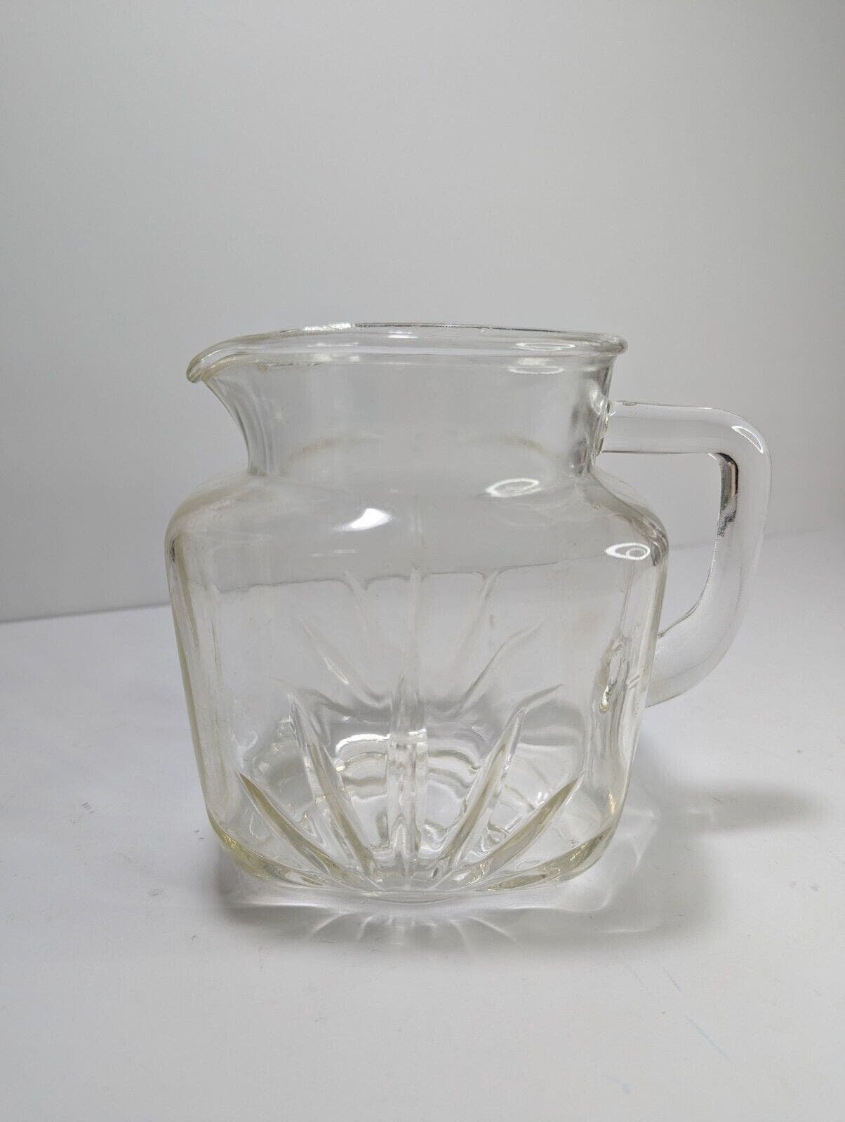 Vintage MCM 50's 60's Federal Glass Clear 1 Quart Juice Pitcher ...