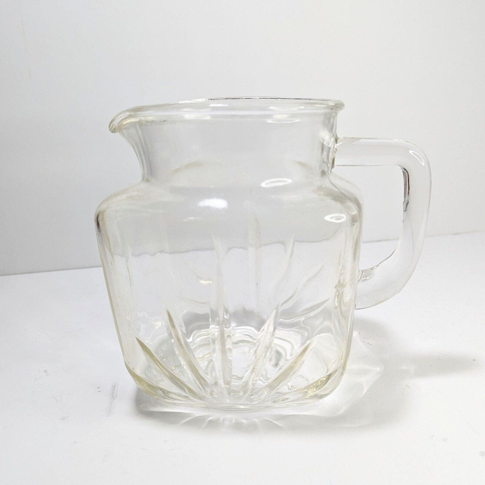 Vintage MCM 50's 60's Federal Glass Clear 1 Quart Juice Pitcher ...