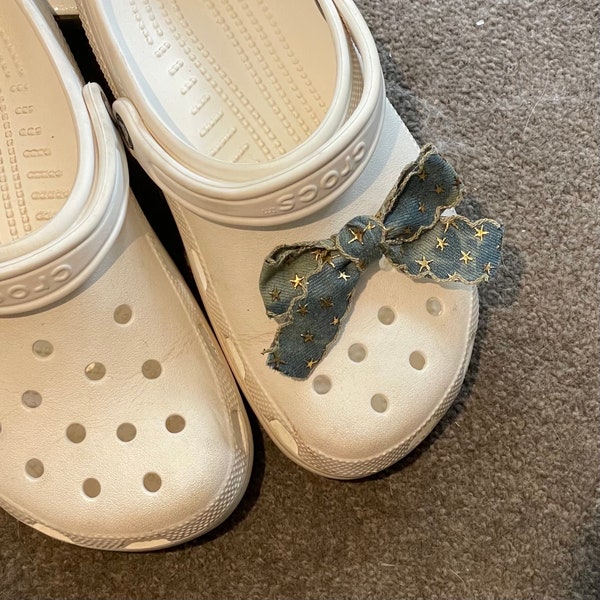 Denim Crocs Women - Etsy